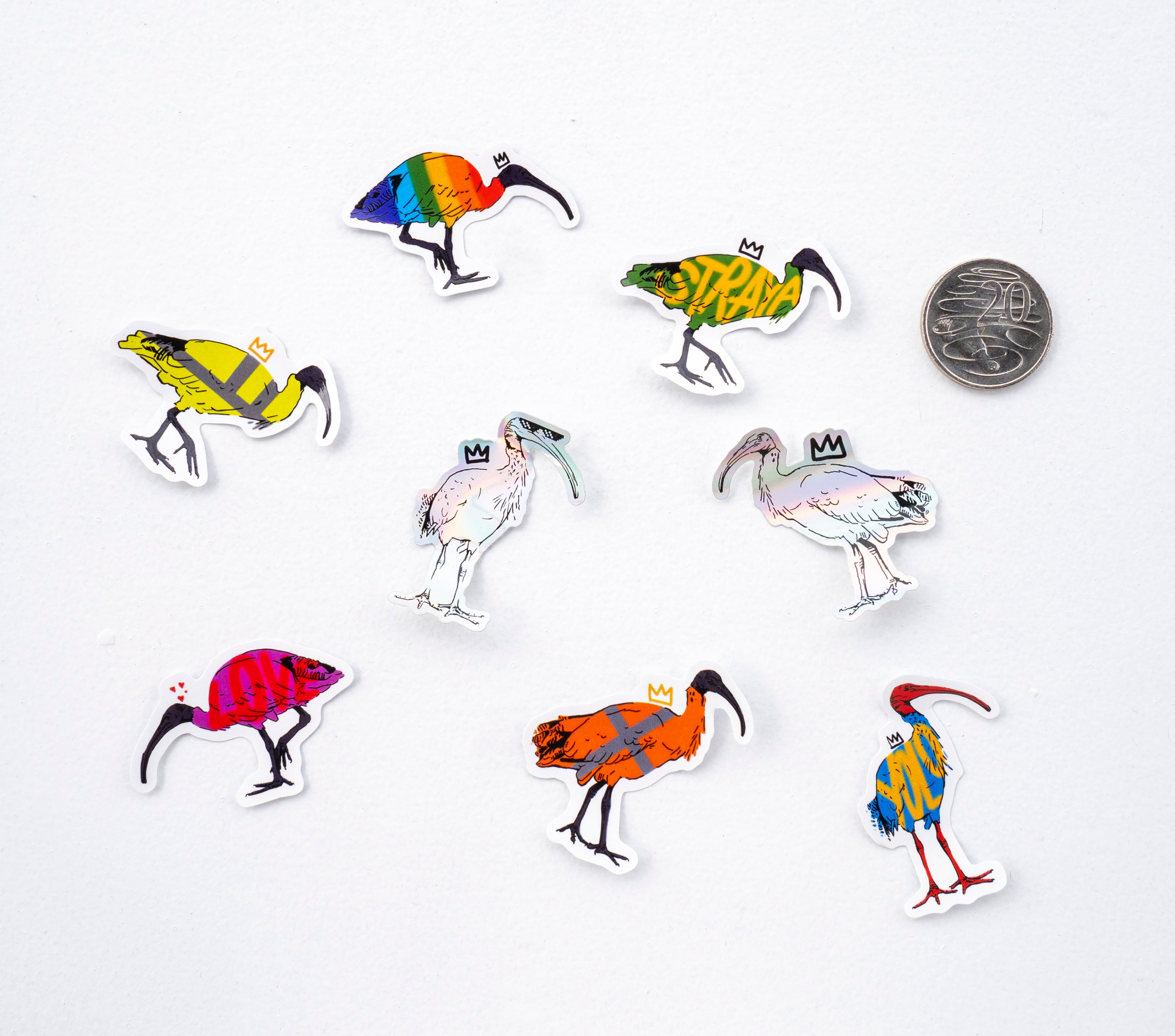 Bin Chicken Minis Vinyl Sticker pack – Scott Marsh