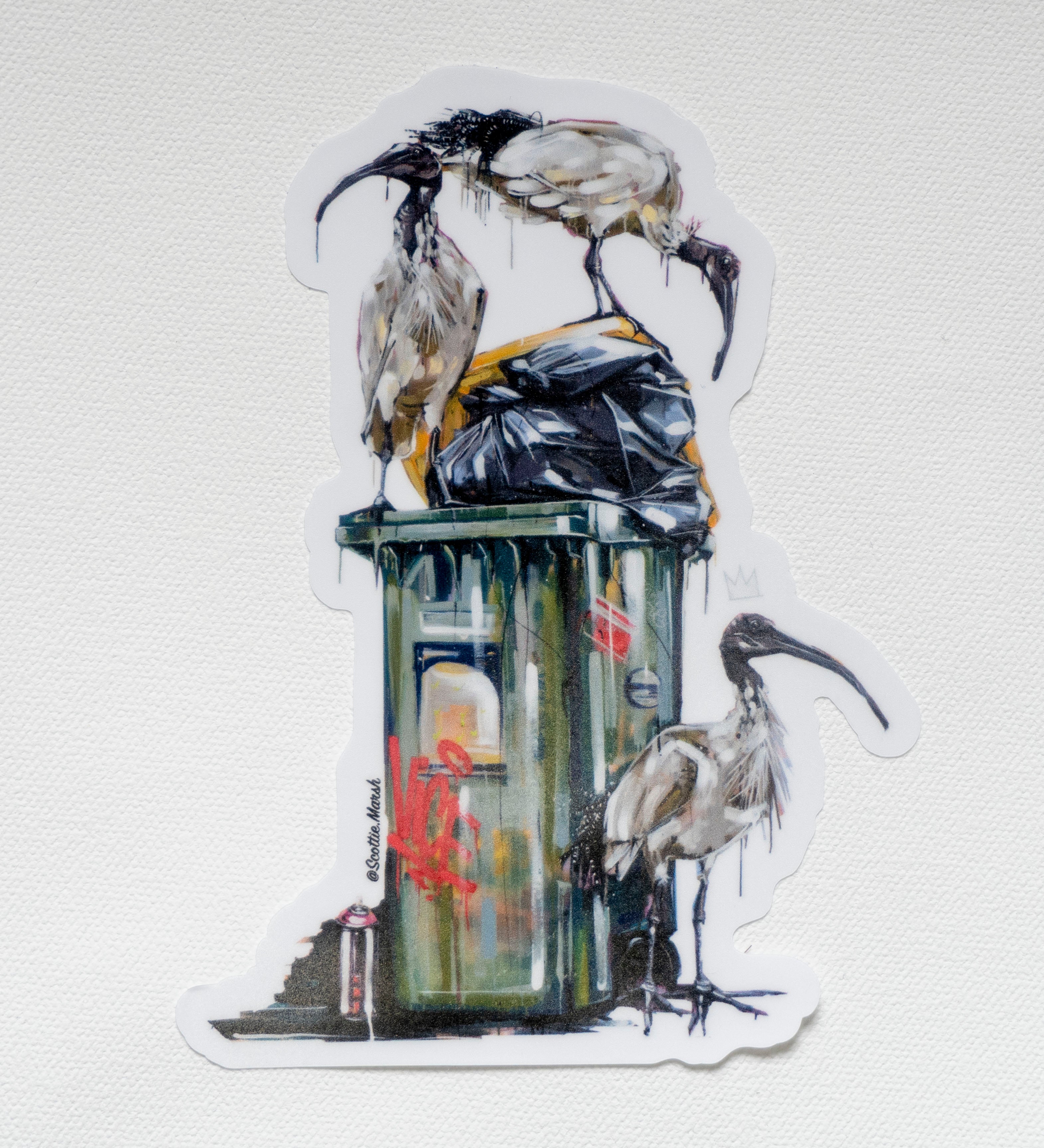 Bin Chicken - Die Cut Vinyl stickers – Scott Marsh