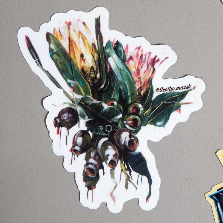 Graffiti Bouquet II - Die Cut Vinyl stickers – Scott Marsh