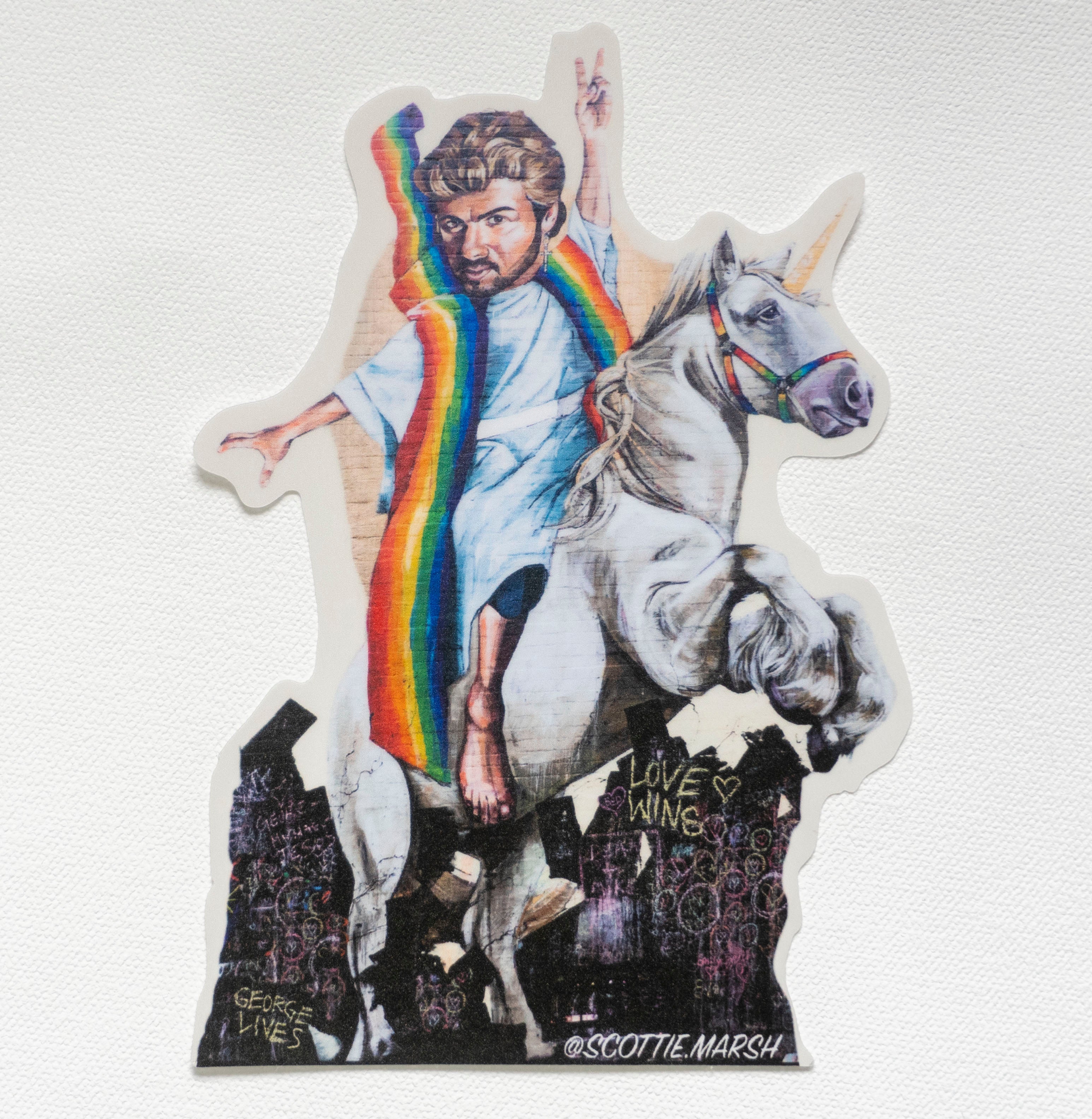 Rise of Saint George - Vinyl Stickers – Scott Marsh