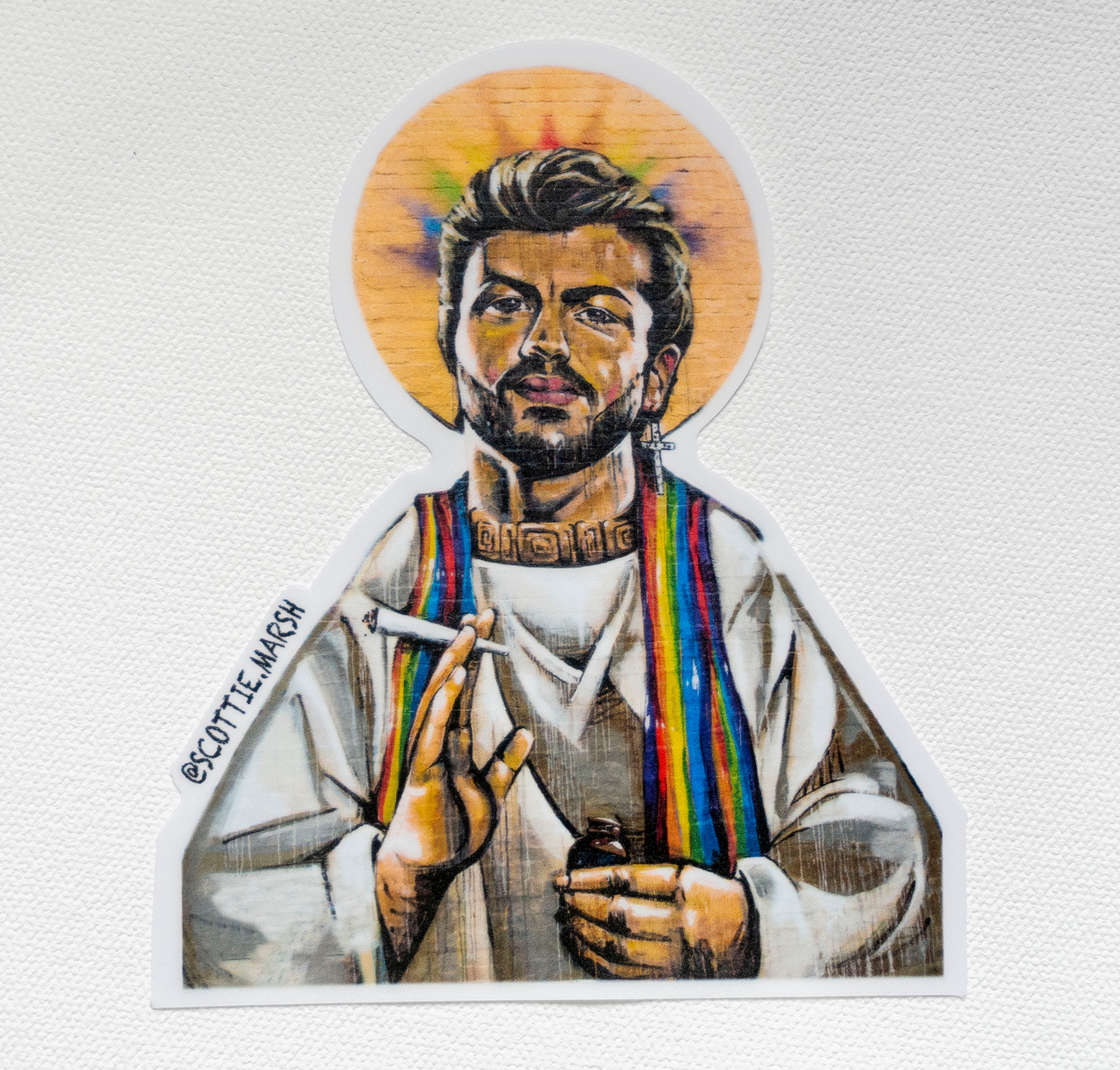 Saint George - Vinyl Sticker – Scott Marsh