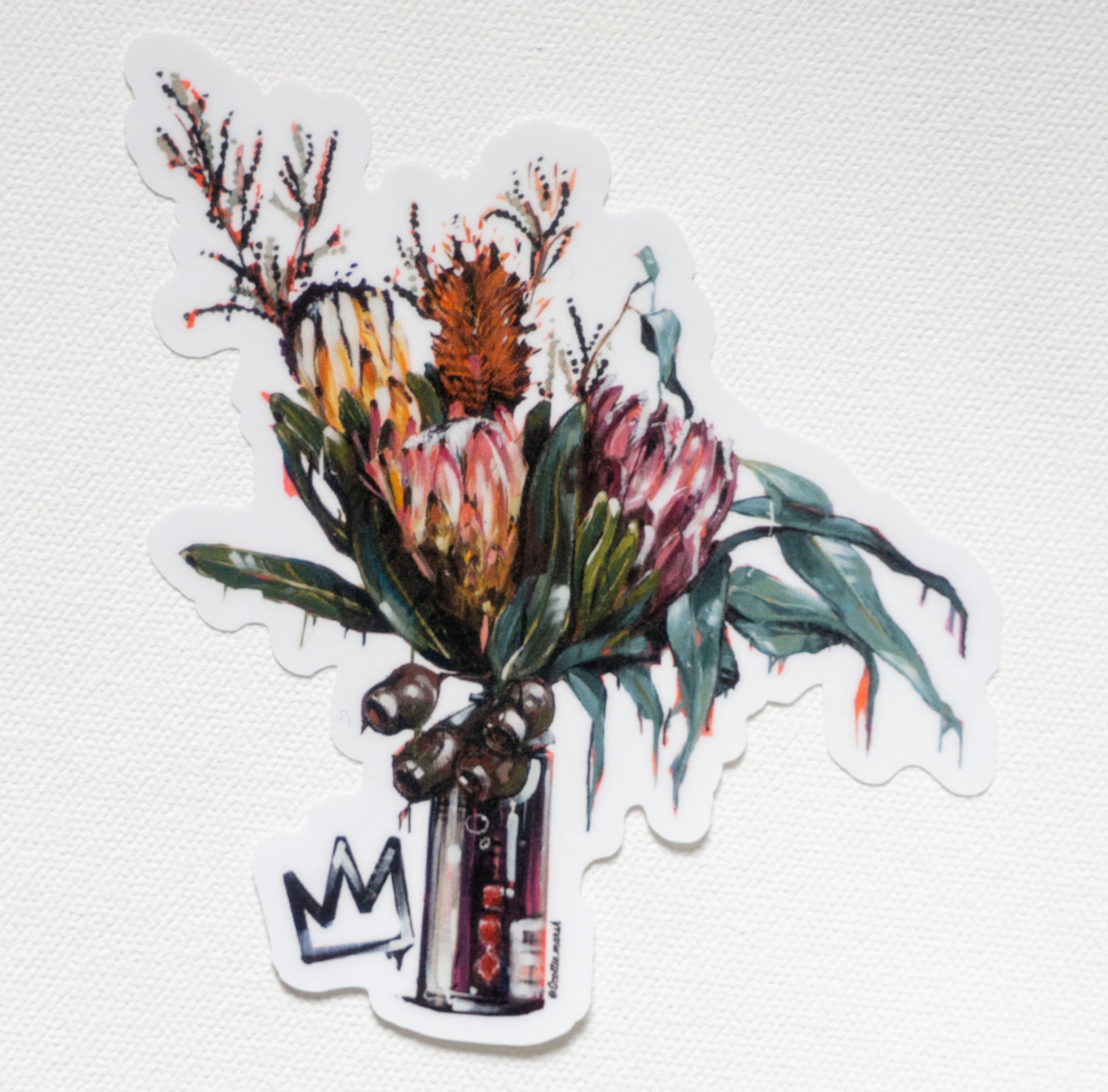 Graffiti Bouquet - Die Cut Vinyl Sticker – Scott Marsh