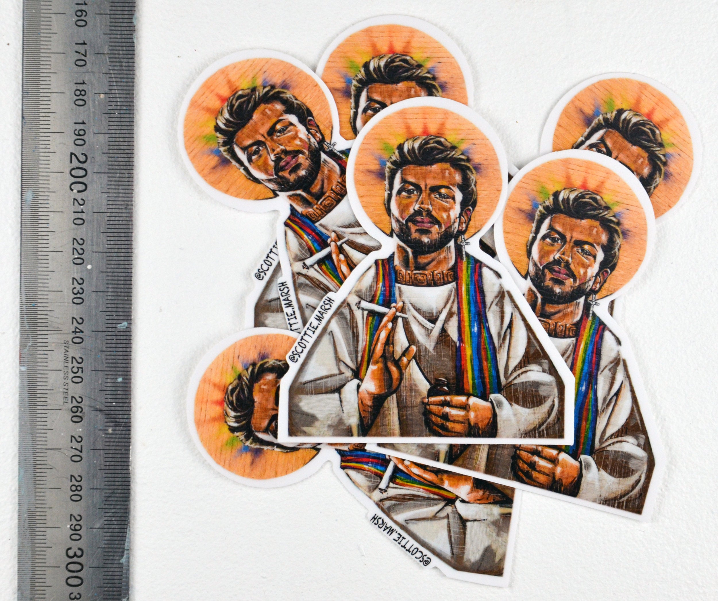 Saint George - Vinyl Sticker – Scott Marsh