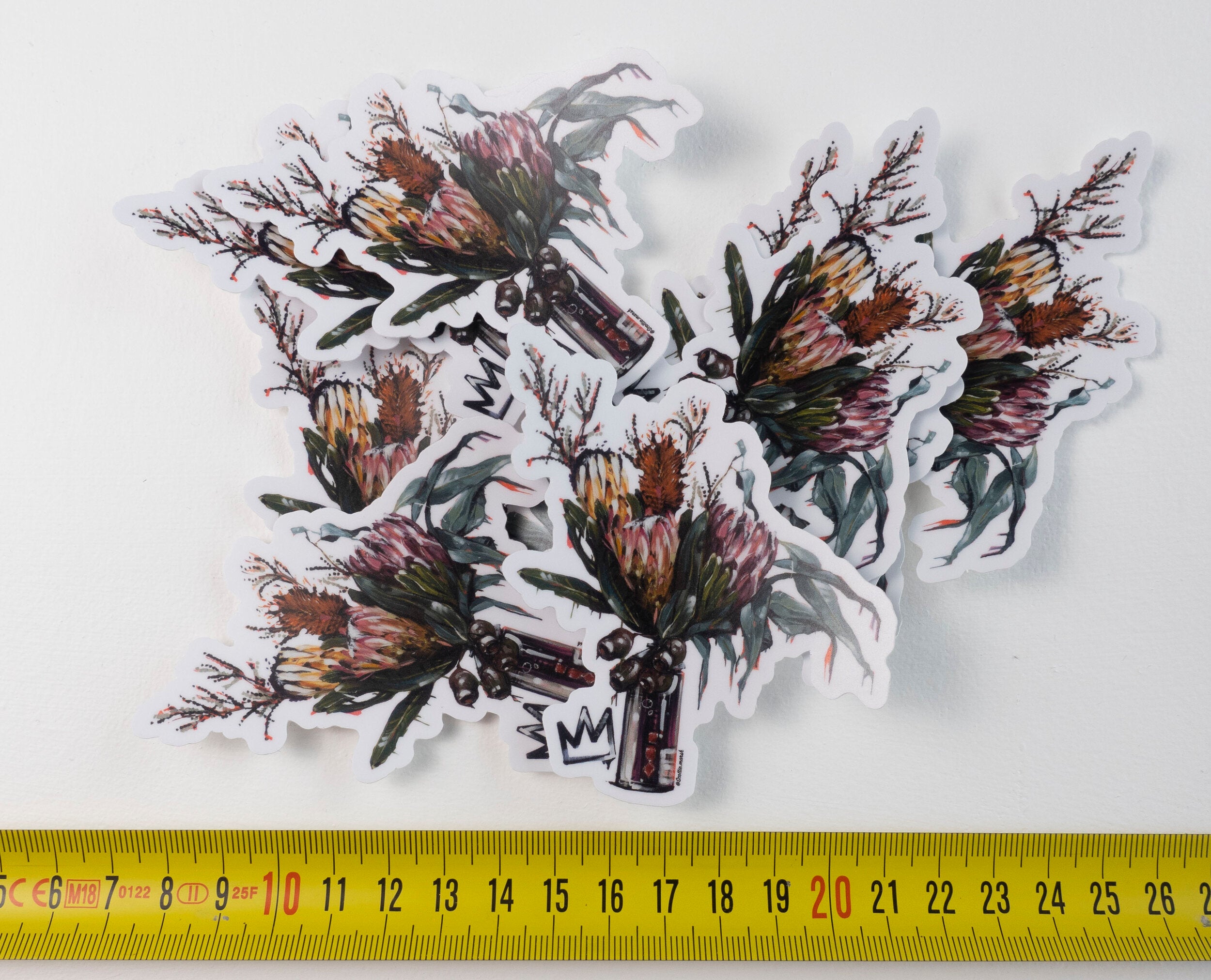 Graffiti Bouquet - Die Cut Vinyl Sticker – Scott Marsh